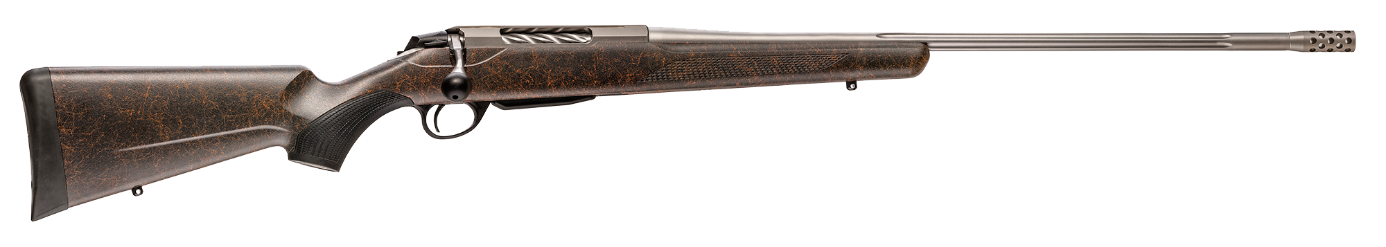 Tikka T3x Lite Roughtech, sort/orange, gevind, højre - VÅBEN OG ...